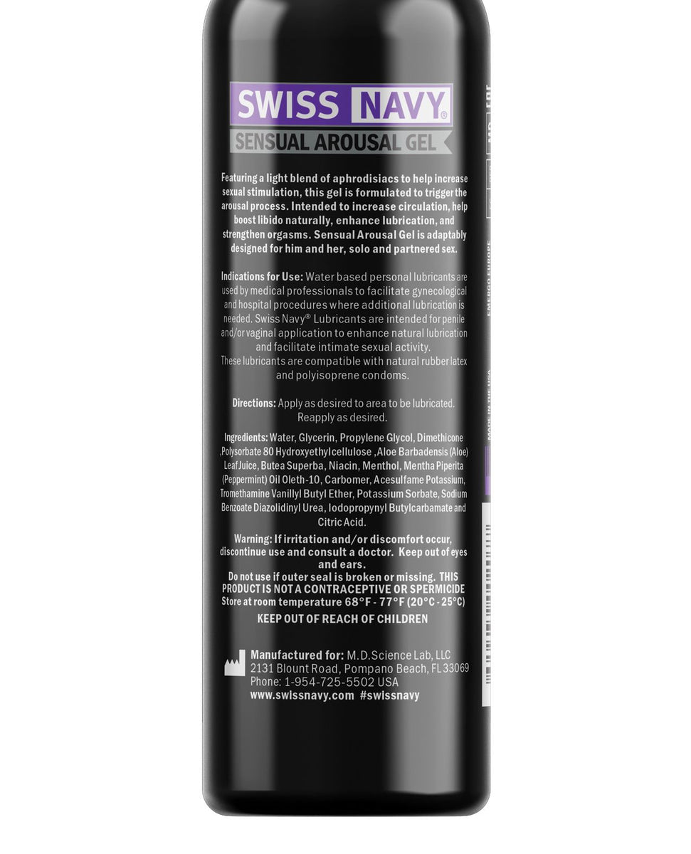 Swiss Navy Infuse Arousal Gel for Him&Her 2x59ml ️ WorldCondoms